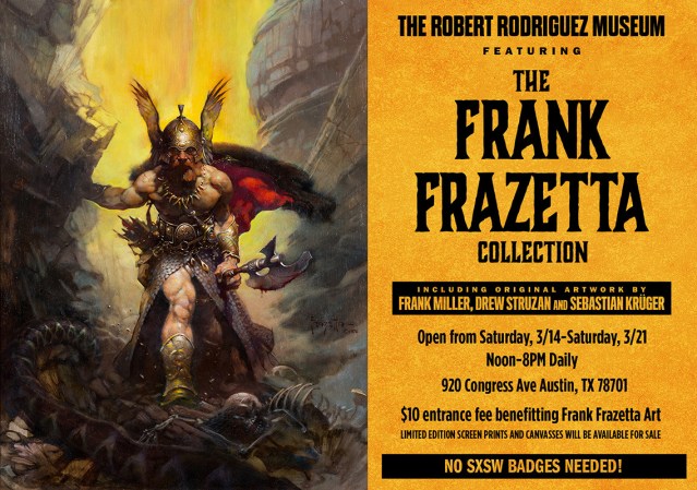 Robert Rodriguez Museum presents Frank Frazetta gallery review – NERDGEIST