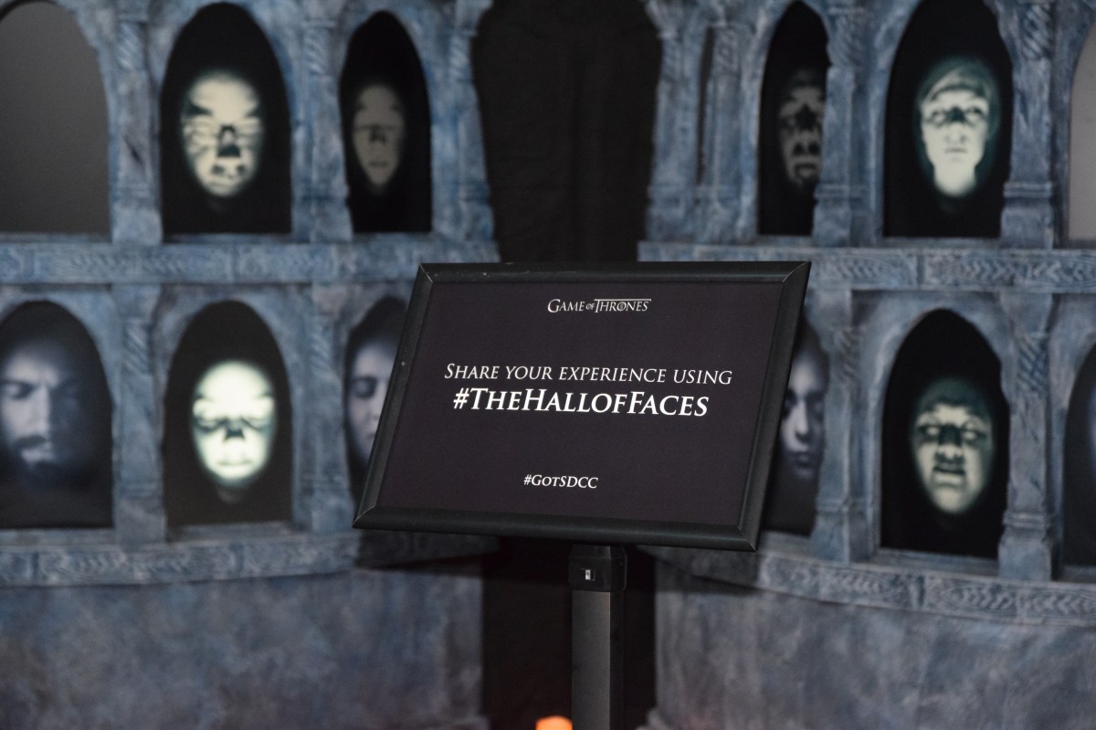 Guide to the Game of Thrones-Hall of Faces at San Diego Comic-Con 2016 ...